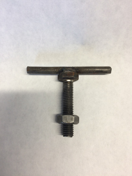 Replacement Bottom "Mandible / T Screw" T-Bolt Handle and nut PAIR OF 2 ...