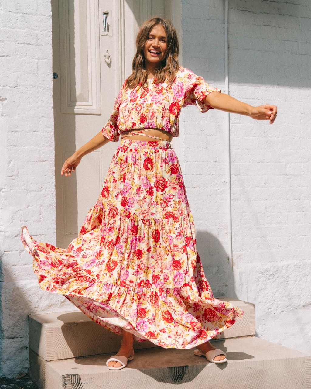 Amelia Crop Top - Cream