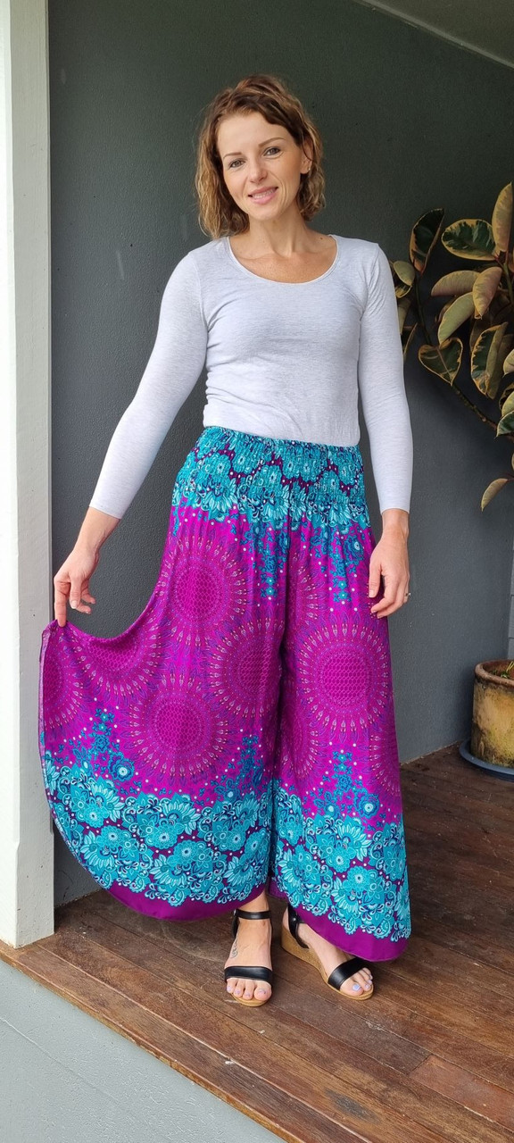 Mystic Flared Pants - Purple