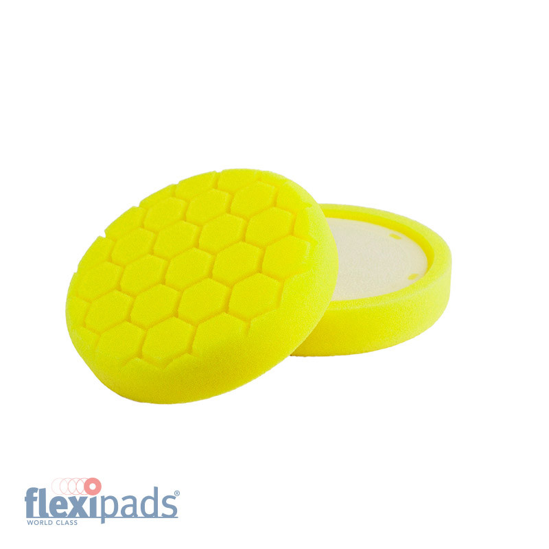 150mm (6") PRO-DETAIL YELLOW Heavy Cutt/Compounding Pad - Flexipads