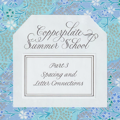 Eleanor Winters - Copperplate Summer School: Part 3, Spacing and Letter ...