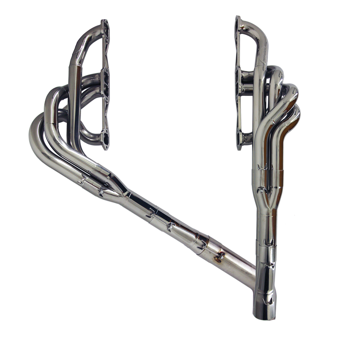 Asphalt Pro Late Model GM604 Crate Engine 1 5/8- 1 3/4 Stepped Exhaust ...