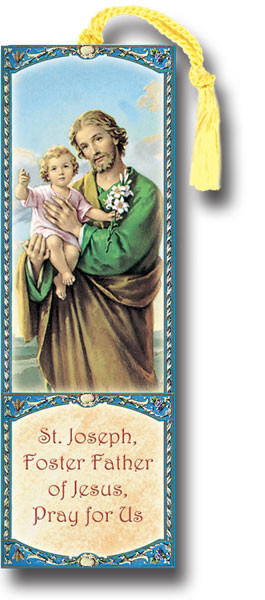 Saint Joseph Bookmark | Tassel | Laminated | 2-1/4" x 6" | B6127 - F.C ...