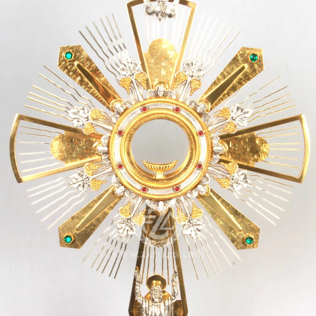 Elegant European Monstrance | 24K Gold plated & Silver - F.C. Ziegler ...