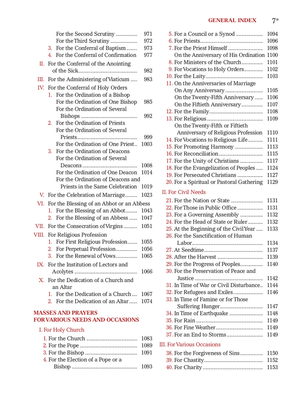 Roman Missal Chapel Edition | Deluxe Leather, Third Typical Edition
