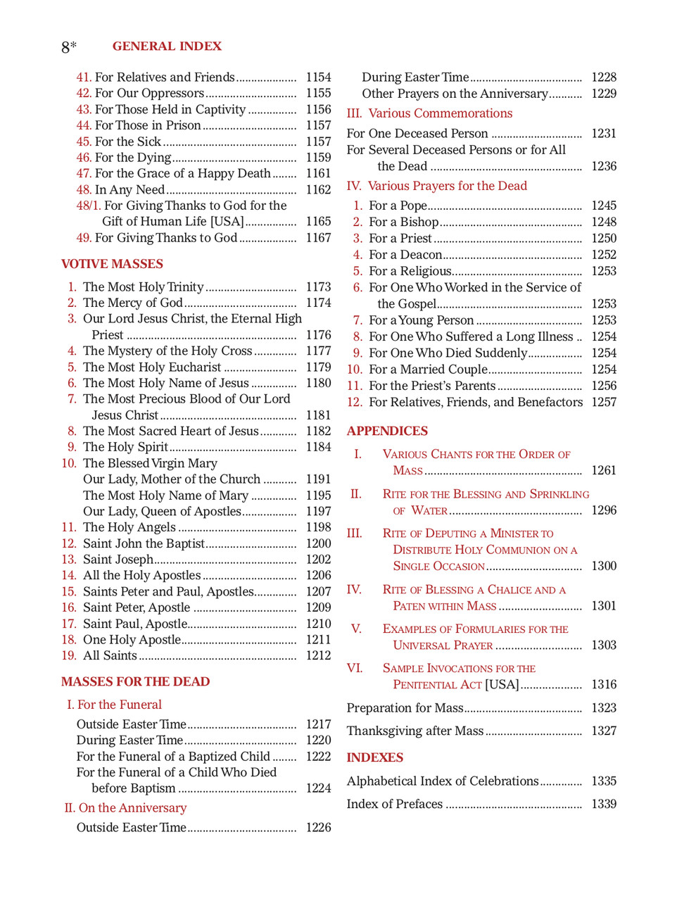 Roman Missal Chapel Edition | Deluxe Leather, Third Typical Edition