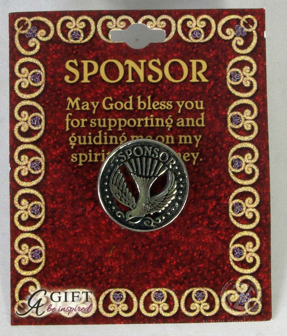 Sponsor | Lapel Pin | Holy Spirit Dove - F.C. Ziegler Company