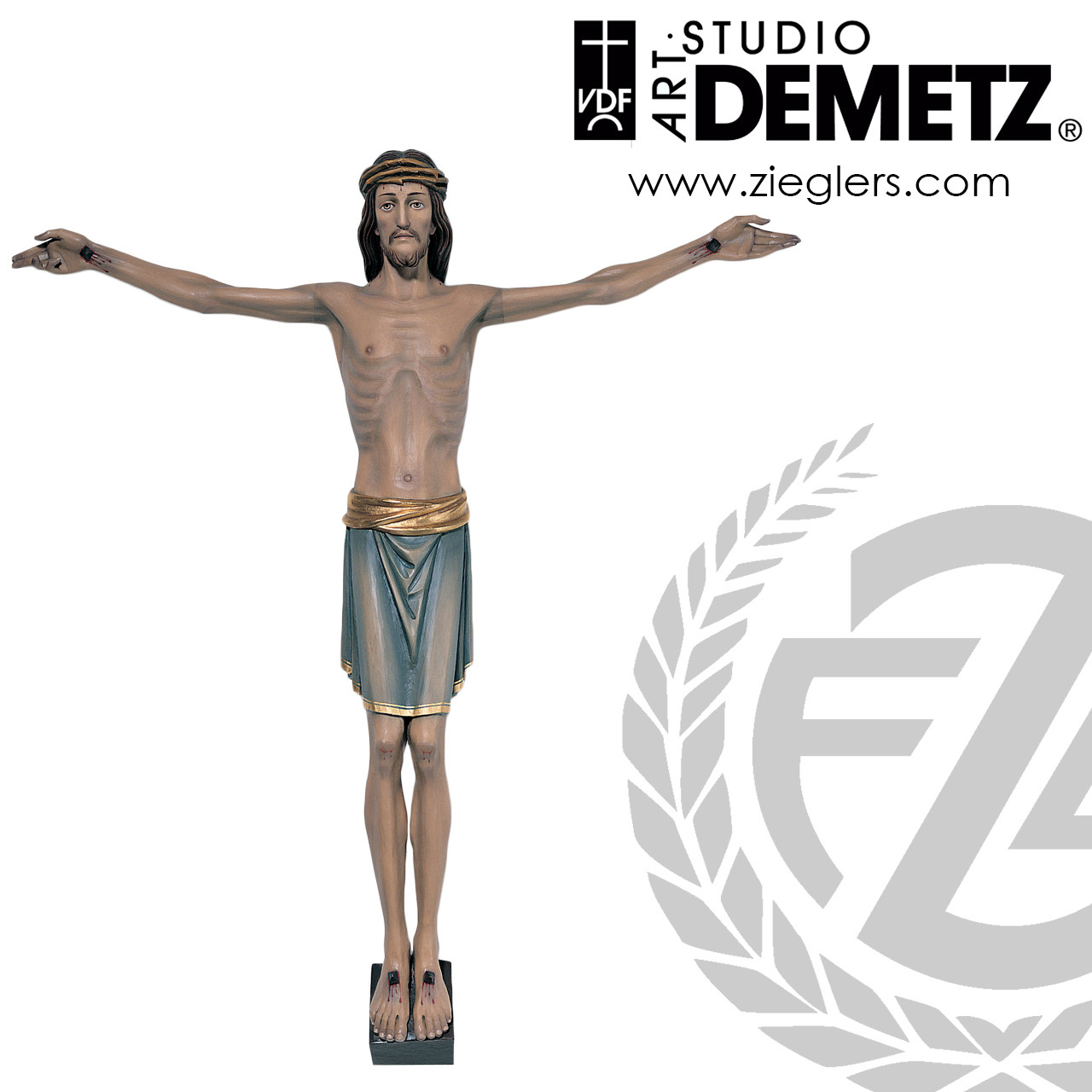 Corpus | Linden Wood | INRI Scroll | 48”| 256 | Crafted In Italy - F.C ...