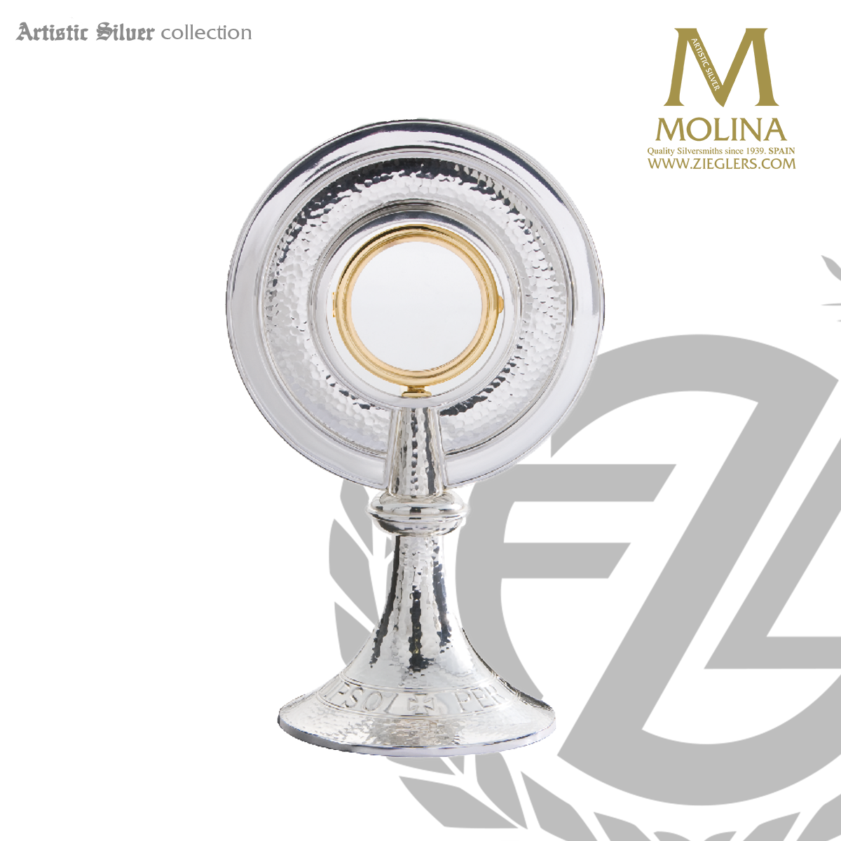 Ostensoria, Modern Design, Silver Plated, Artistic Silver, 495, Spain ...