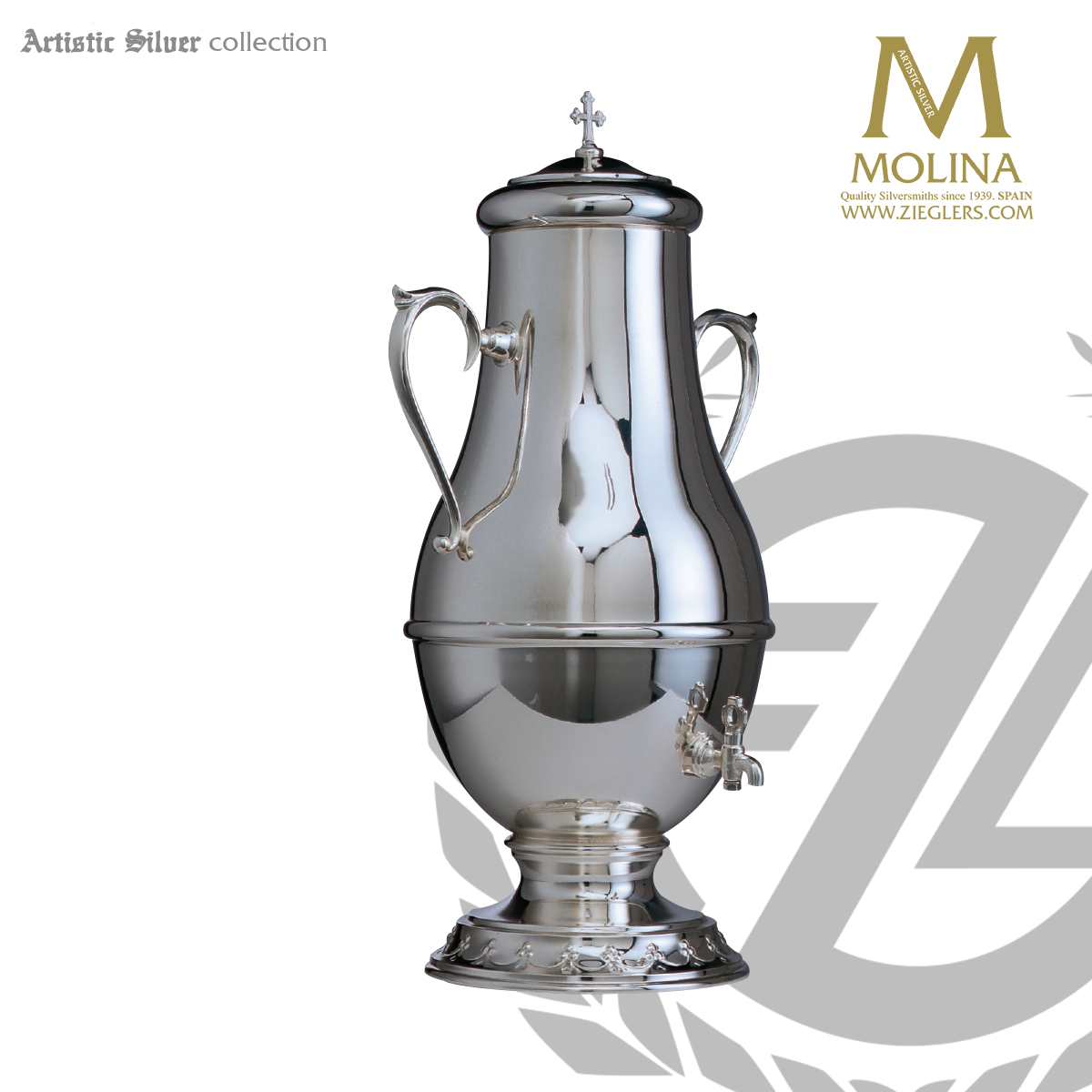 Holy Oil Container, 19-1/8", 5 Quart Capacity, Silver Plate Finish, 501 ...