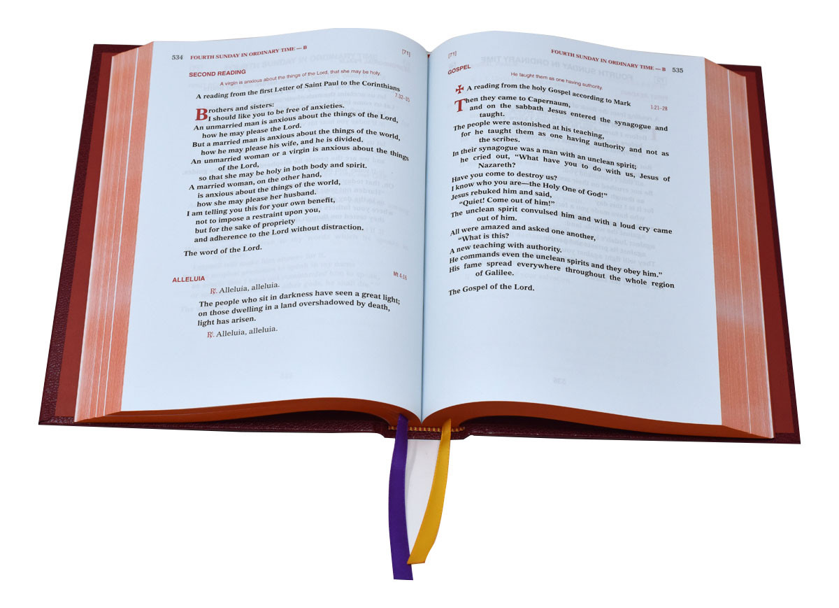 Lectionary, Vol. 1, Sunday Masses, 3 Year Cycle, Chapel Edition ...