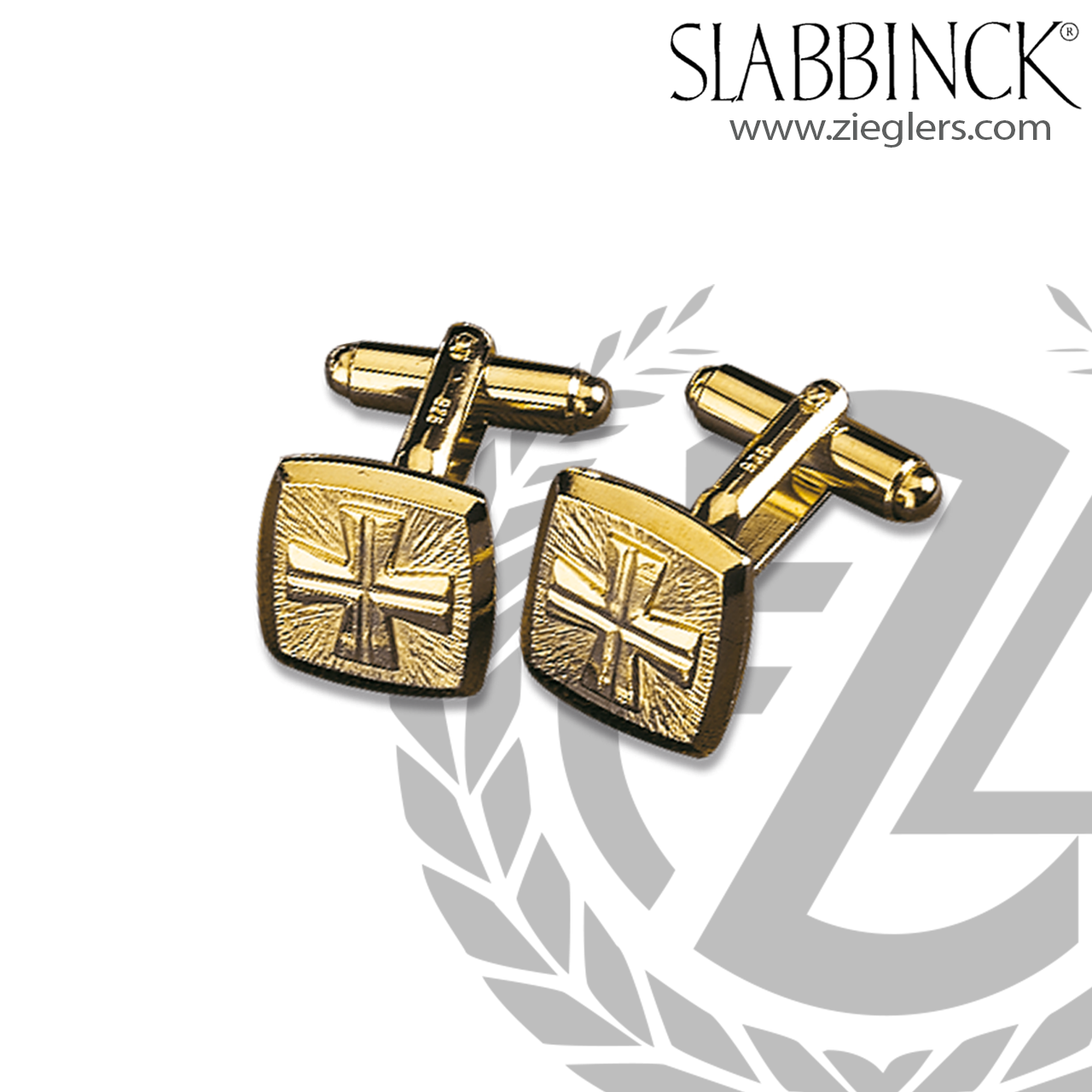 Cufflinks, Cross, Bullet Back, Toggle Closure, Silver, Gold, Slabbinck ...