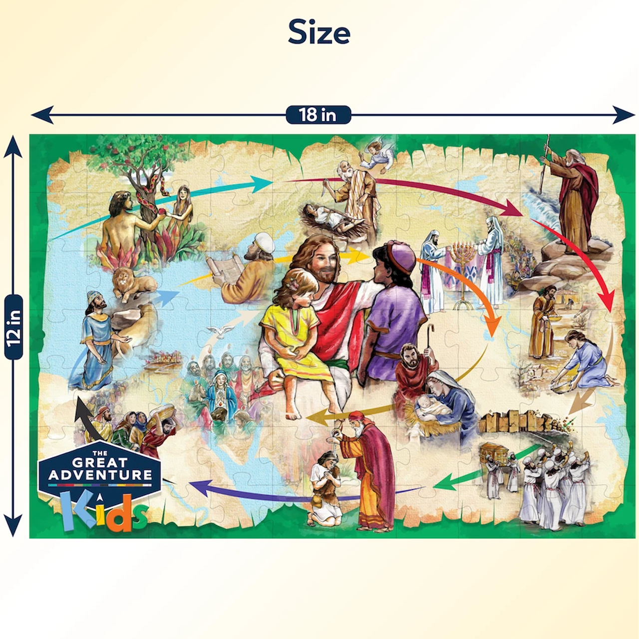Great Adventure Puzzle, 100 Pieces, Ages 6+, 811661015209 - F.C ...