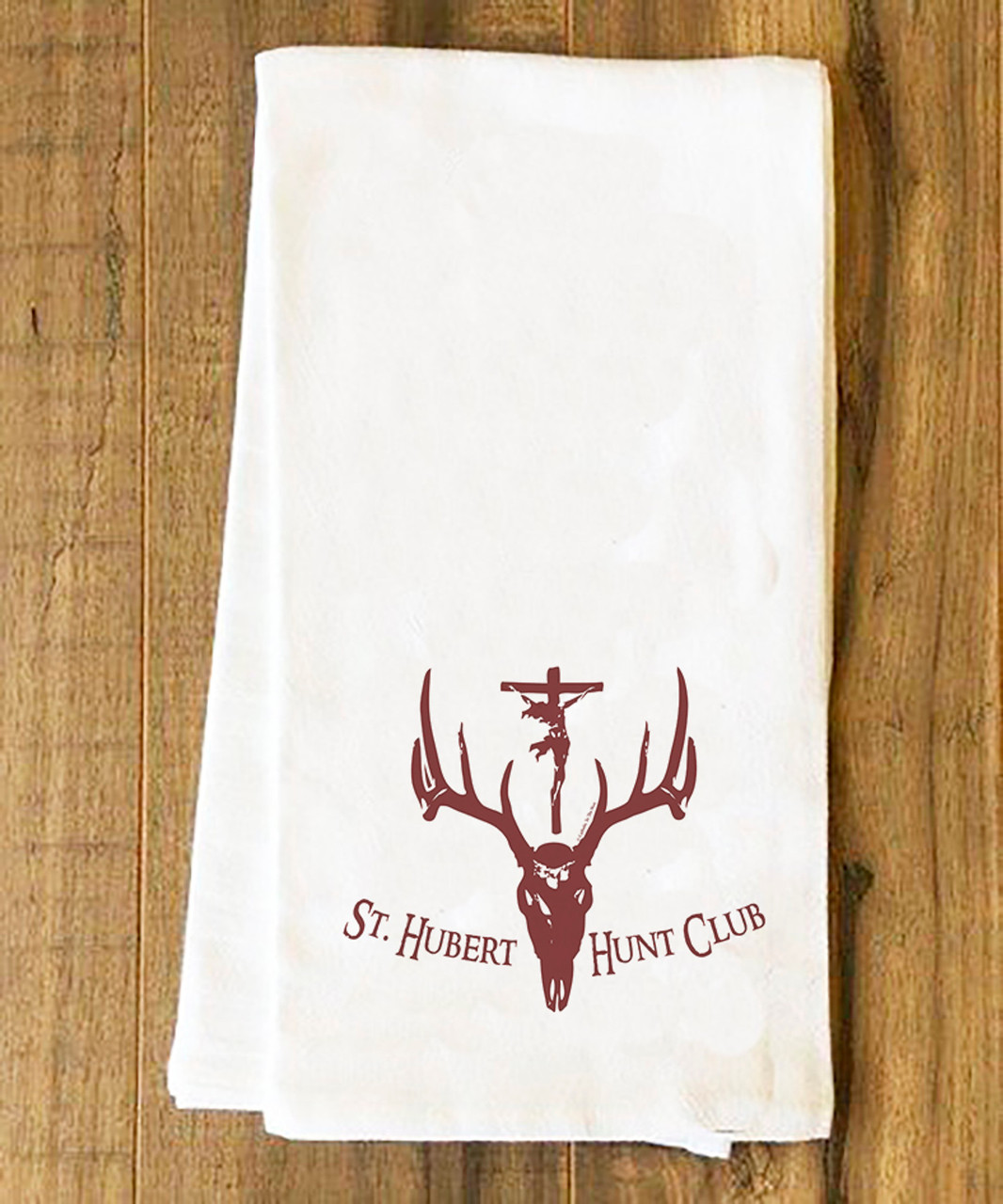 St. Hubert Hunt Club Tea Towel – A Unique Gift for Outdoorsmen