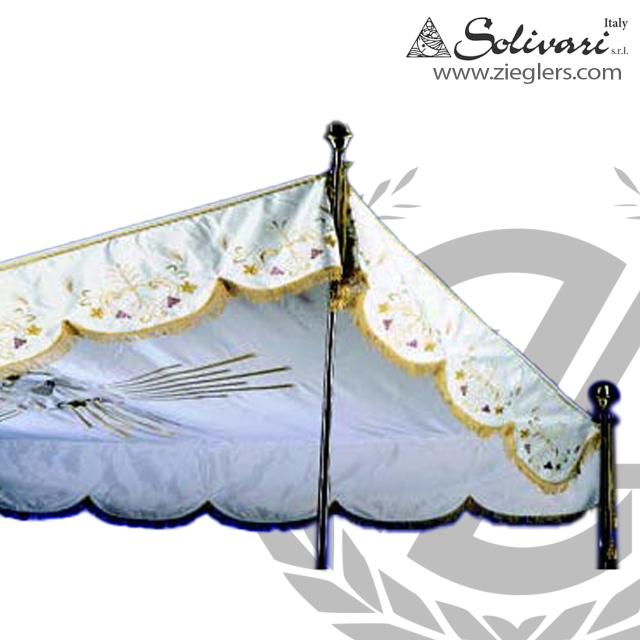 Embroidered Eucharistic Processional Canopy with Poles – Made by ...