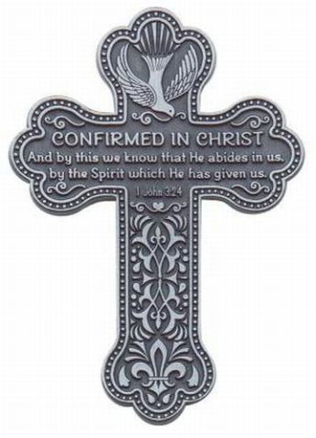 Confirmation Cross | Pewter | 5-1/2" | PMC113 - F.C. Ziegler Company