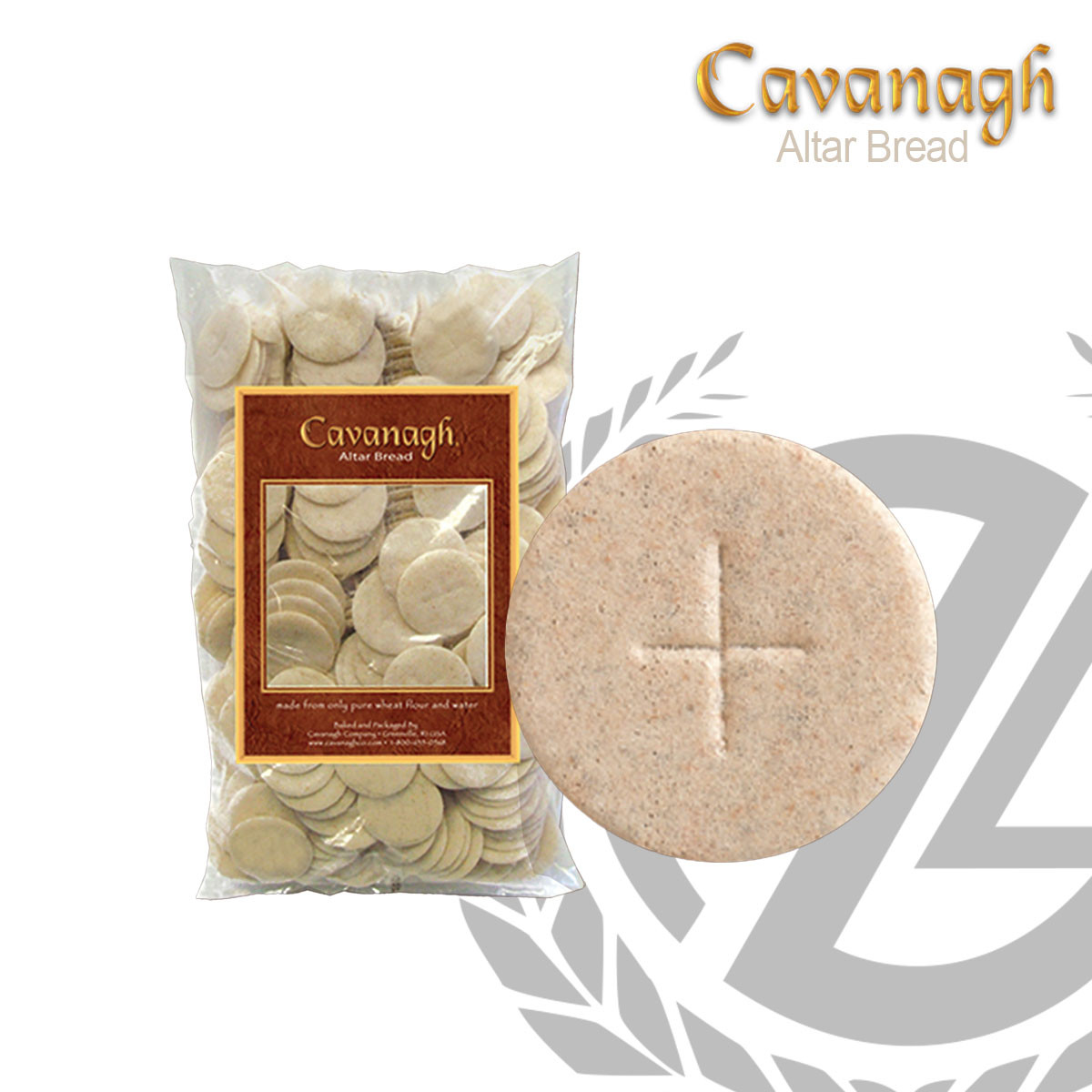 Cavanagh Whole Wheat Altar Bread – 1-3/8” Hosts (Sealed Bag of 250)