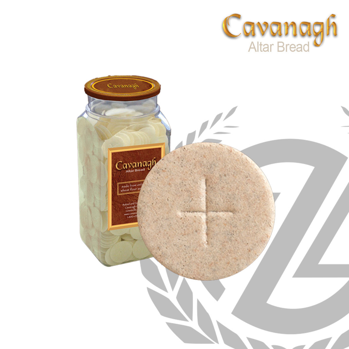 Cavanagh Whole Wheat Altar Bread – 1-3/8” Host (750 Ct. Resealable ...
