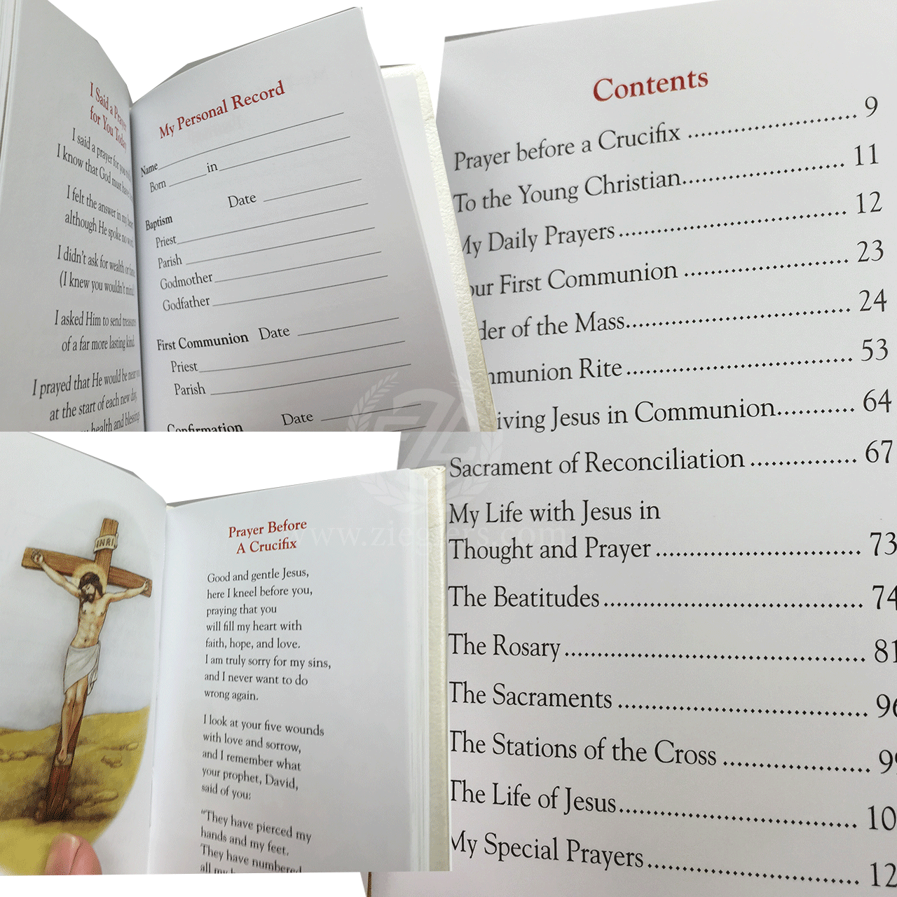 My First Communion | Missal & Prayer Book | Cream With Gold Embossing ...