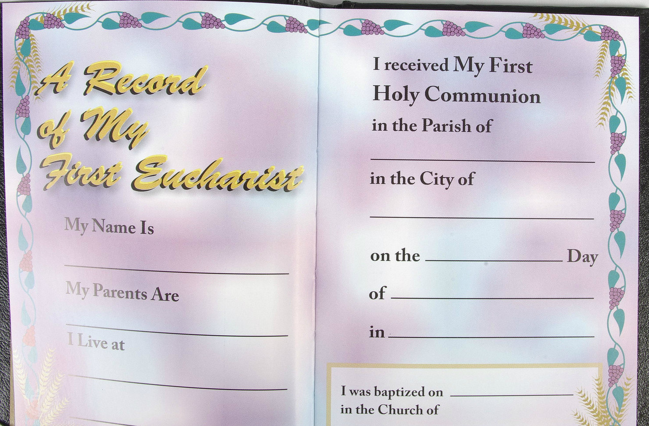 My Mass & Holy Communion Book | Missal Set | Gold Embossed | White - F ...