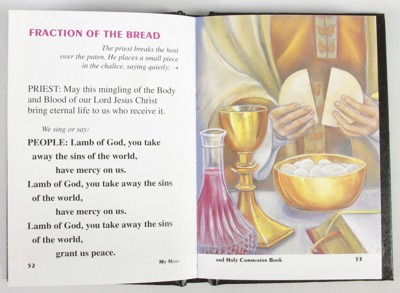My Mass & Holy Communion Book | Missal Set | Gold Embossed | White - F ...