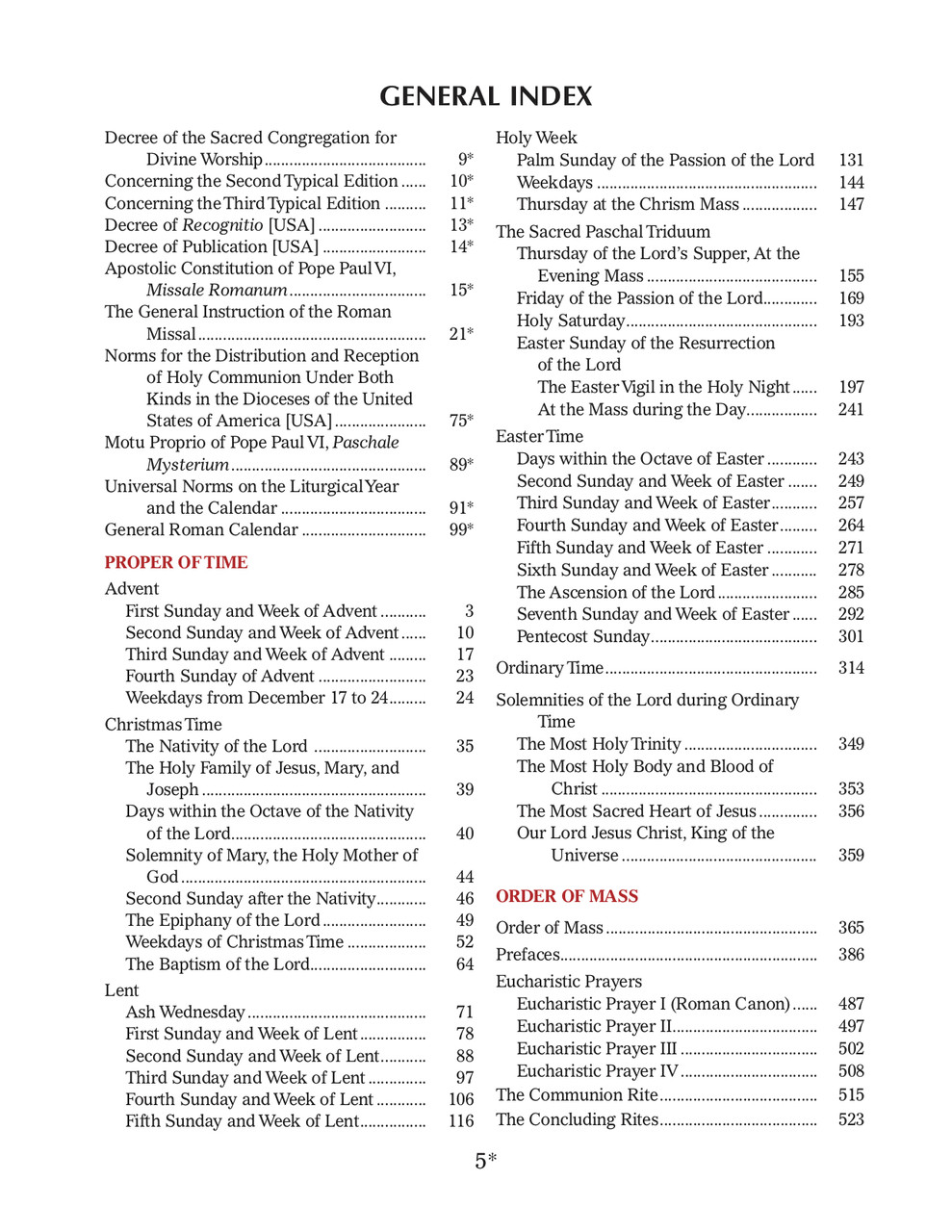 Roman Missal Chapel Edition | Third Edition | USCCB Approved