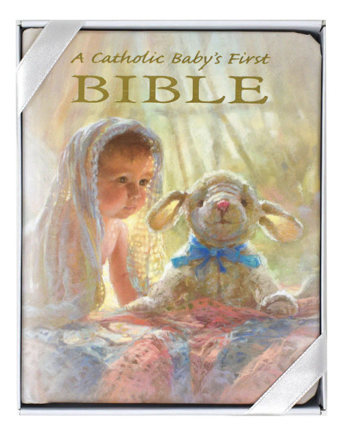 Catholic Baby’s First Bible – Padded Hardcover with Gold Edges