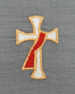 CM Almy Grey Clergy Shirt – Deacon Cross Embroidery Available
