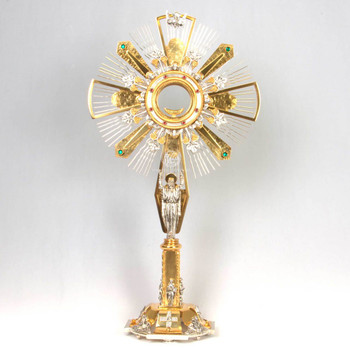Elegant European Monstrance | 24K Gold plated & Silver - F.C. Ziegler ...