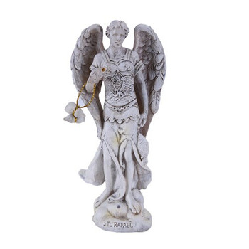 Saint Raphael the Archangel Statue | Stone Look | 4-7/8” | Resin ...