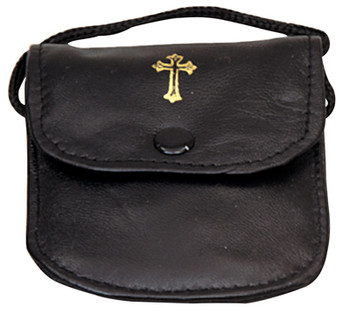 Black Burse Case For Pyx | Leather | Snap Button And Cord - F.C ...