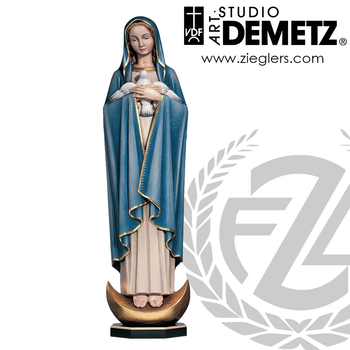 Our Lady of Peace Statue | 3 Sizes | Linden Wood | 64054 | Crafted In ...