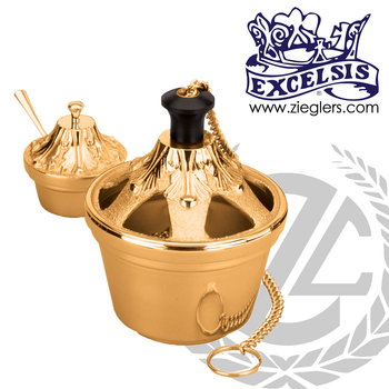 Thurible & Incense Boat | Bronze or Brass | Single Chain | 499123 - F.C ...