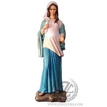 Our Lady of Hope Statue | Expectant Blessed Mother | 48" | Resin ...