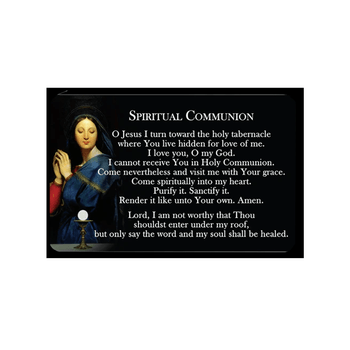 Spiritual Communion | ID Card | Wallet Size | SC | USA - F.C. Ziegler ...