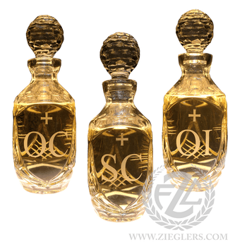 Chrismatory Set | OC, OI, SC | Glass | 9 OZ | O710 | Poland - F.C ...