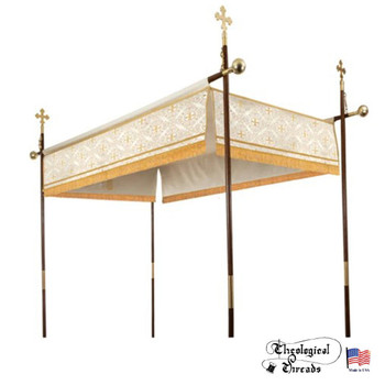 Milan Design Processional Canopy Set – Woven Cross Motif, Includes ...