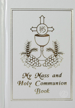 My Mass & Holy Communion Book | Missal Set | Gold Embossed | White - F ...