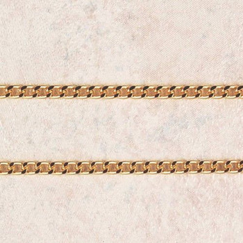 Chain - Size 27" Gold Plated Endless Chain - F.C. Ziegler Company