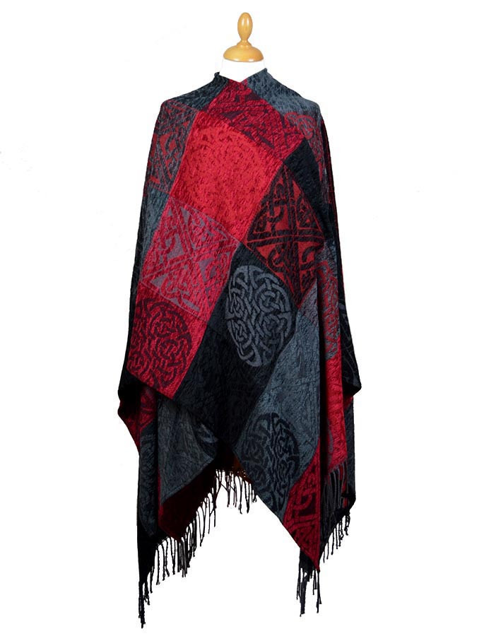 Celtic Knot Ruana Wrap - Flodden | GlenAran