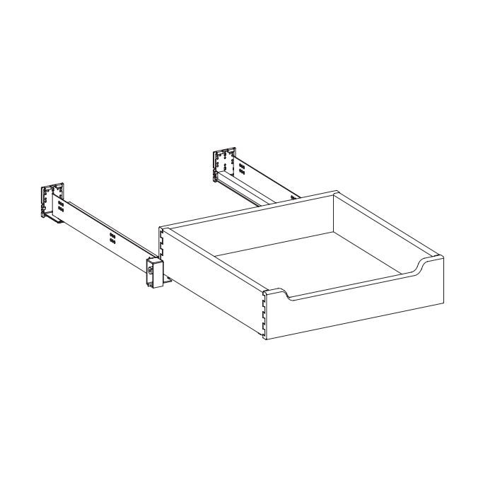 Deluxe Dovetailed Roll-Out Trays | KraftMaid Cabinets