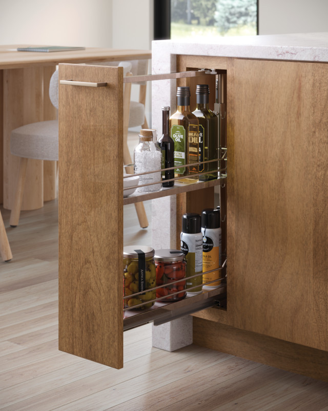 Chrome Base Pantry Pull-Out - KraftMaid