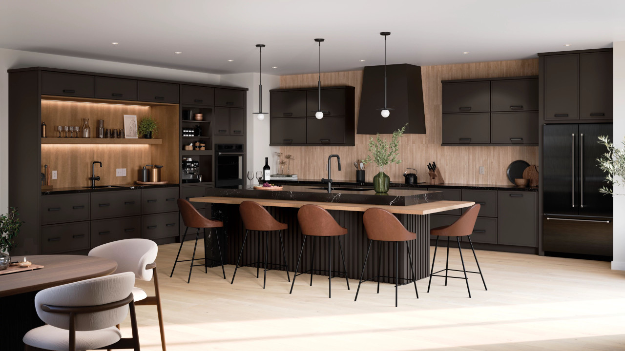 Modern Style Kitchen – Defined Lines | KraftMaid