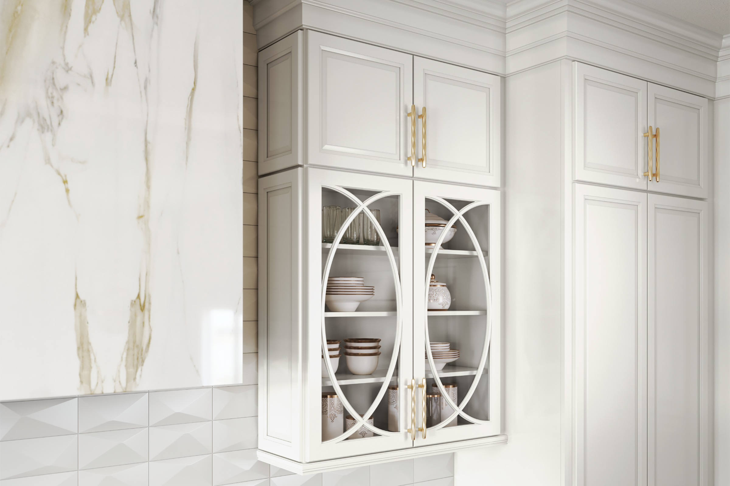Make a Statement with Glam Kitchen Design - KraftMaid