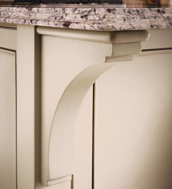 Cove Corbel as Countertop Support - KraftMaid
