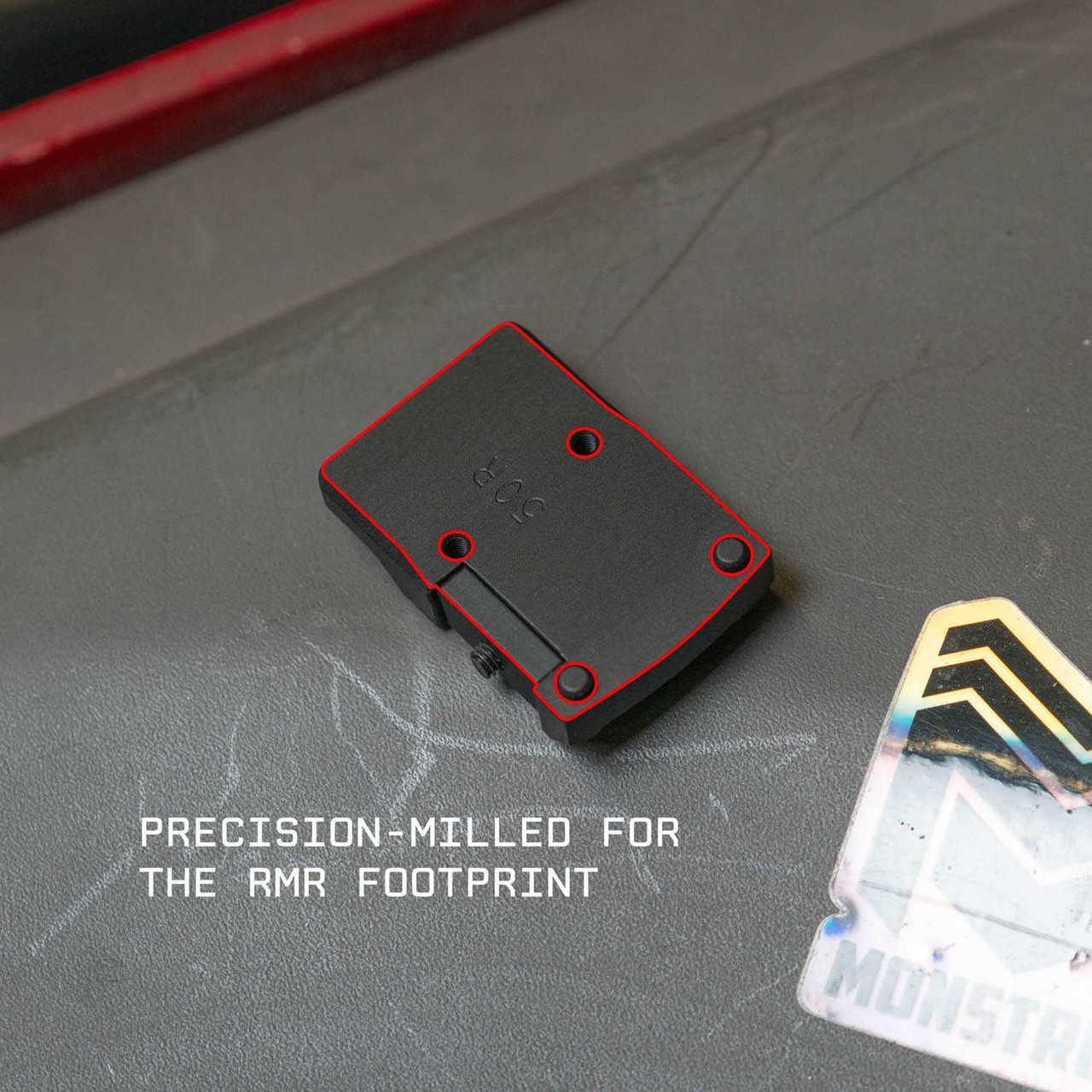 Shrapnel Series Low Profile Micro Red Dot Riser Mount for Venom/Docter ...