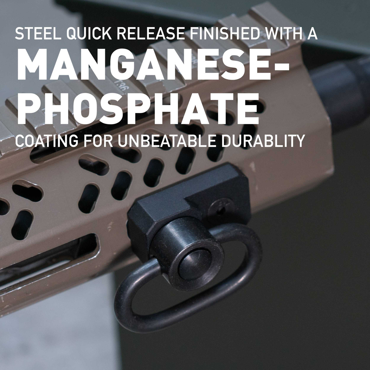 M-LOK Sling Mount with Quick Detach Swivel | 90 Degree Offset