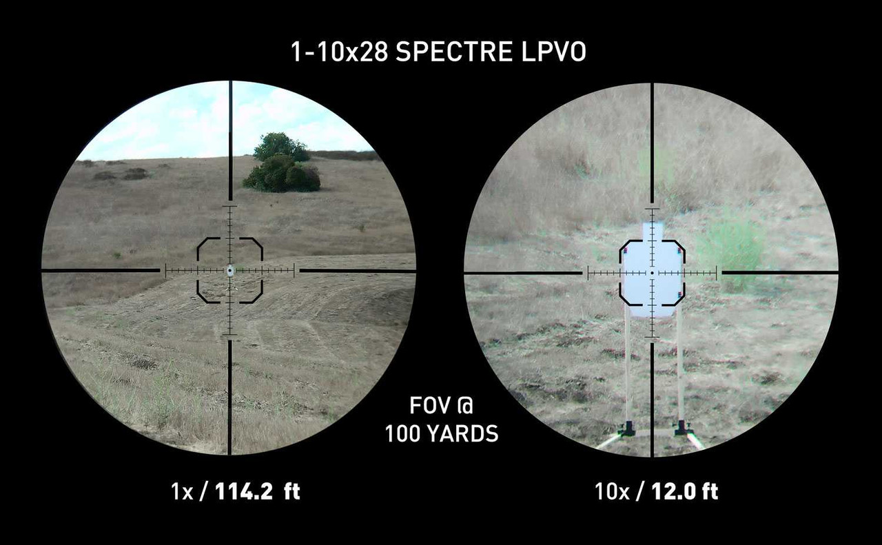 Spectre 1-10x28 SFP LPVO Rifle Scope