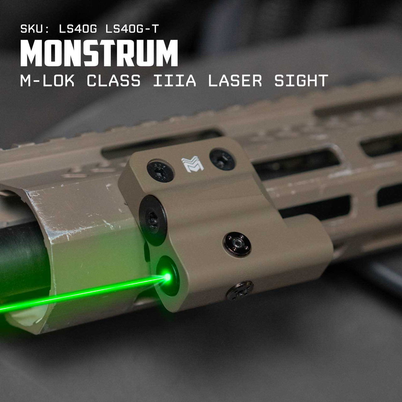 Offset Green Laser Sight | Compatible with M-LOK