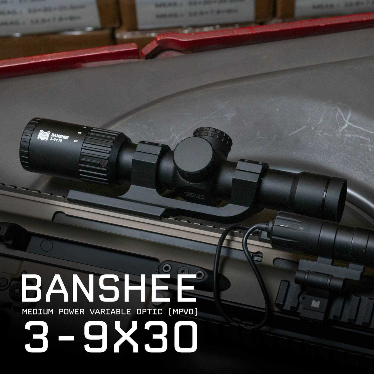Banshee 3-9x30 MPVO Rifle Scope
